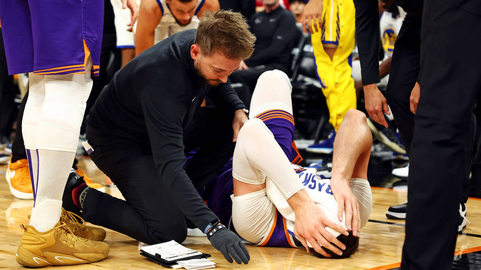 Watch: Warriors' Draymond Green ejected after striking Jusuf Nurkic in ...