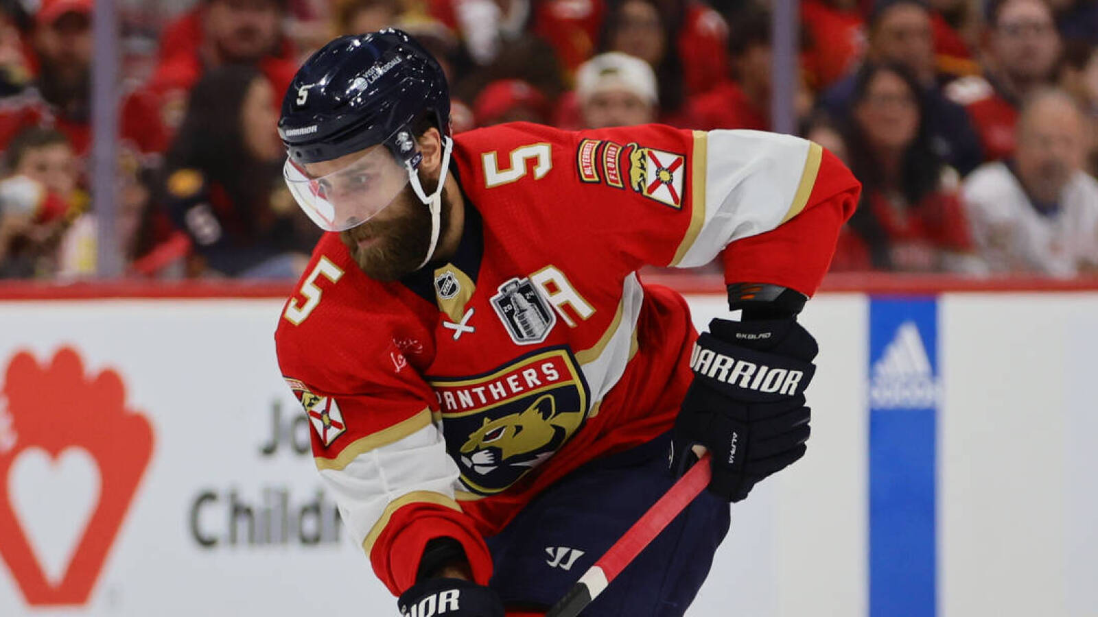 Watch: Panthers star sends Oilers forward into bench | Yardbarker