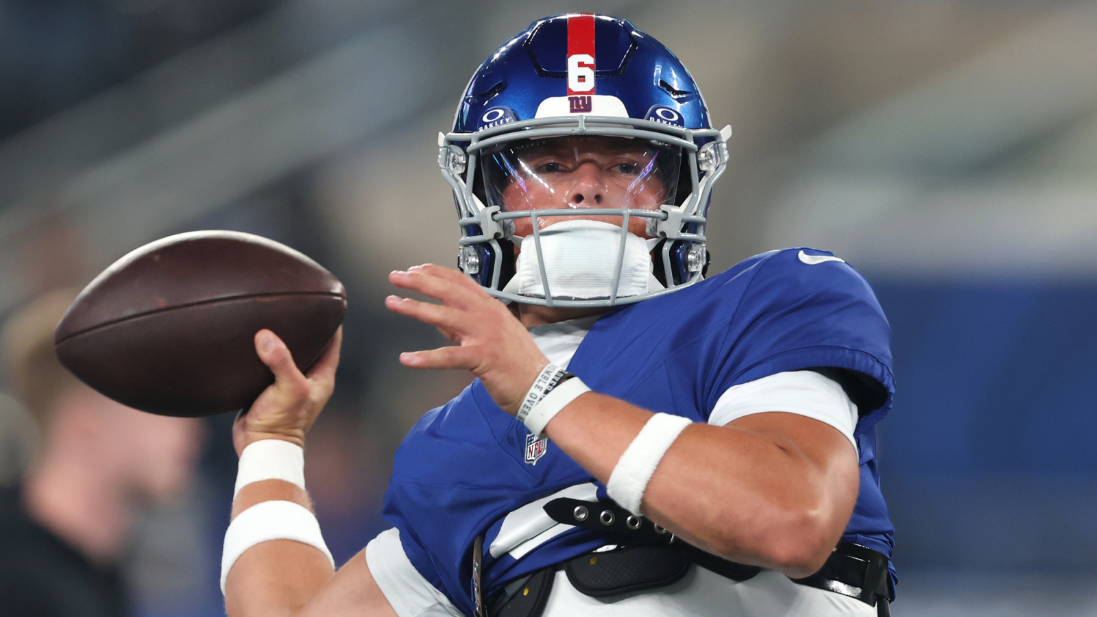 Jaxson Dart’s Blunt Message on Giants’ QB1 Job as Russell Wilson ...