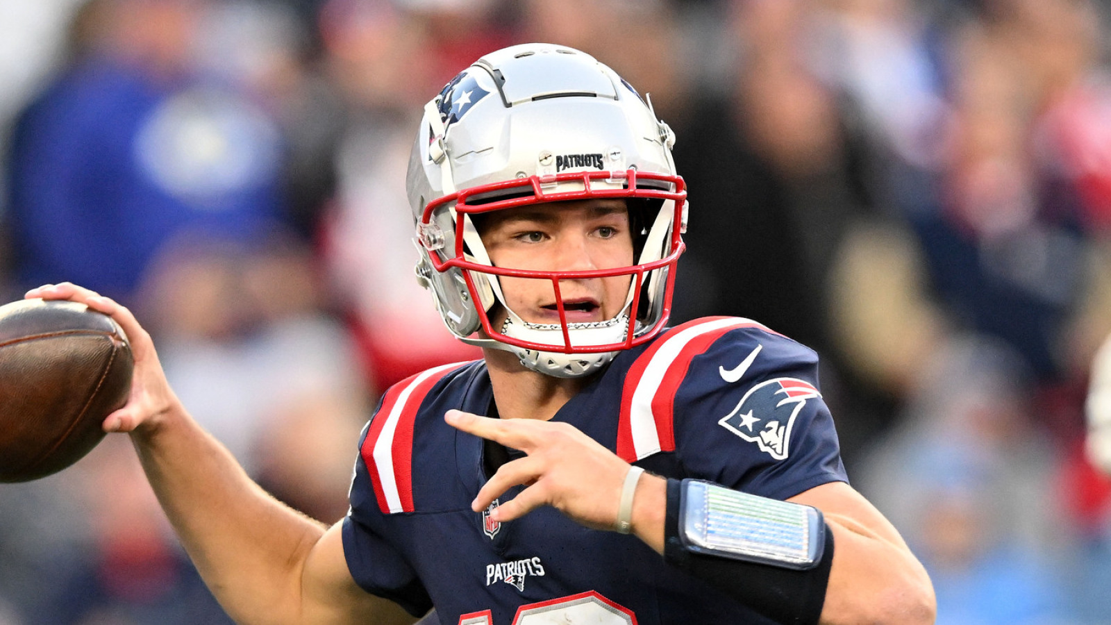 Drake Maye responds to praise from Patriots icons, Rams' Sean McVay ...