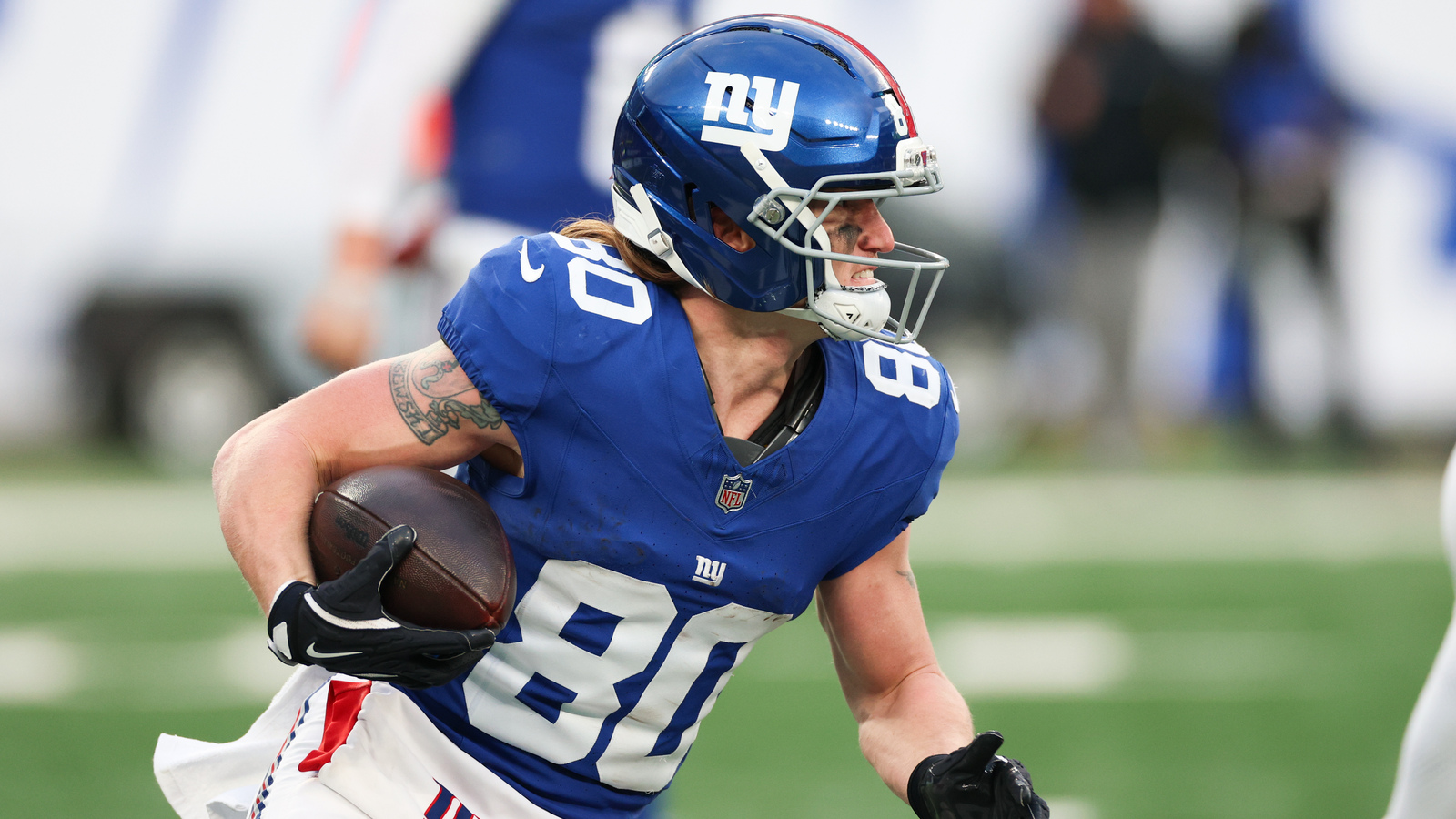 Giants WR Gunner Olszewski Carted Off Field With Non-Contact Lower Leg ...