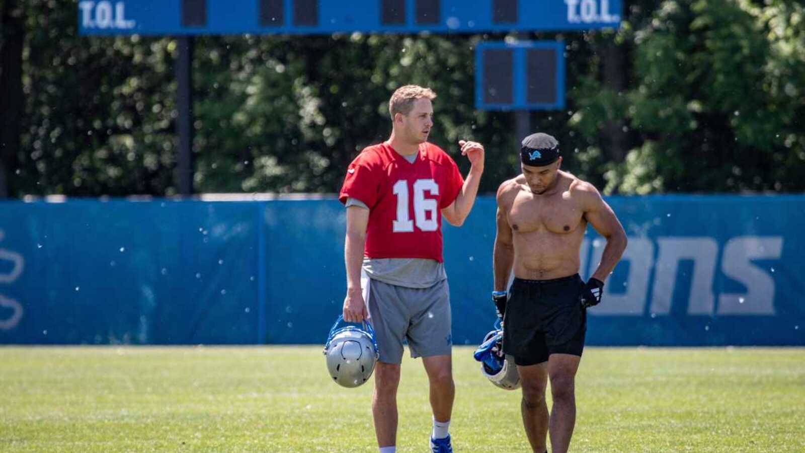Playing start, bench and cut with the Detroit Lions’ wide receivers ...