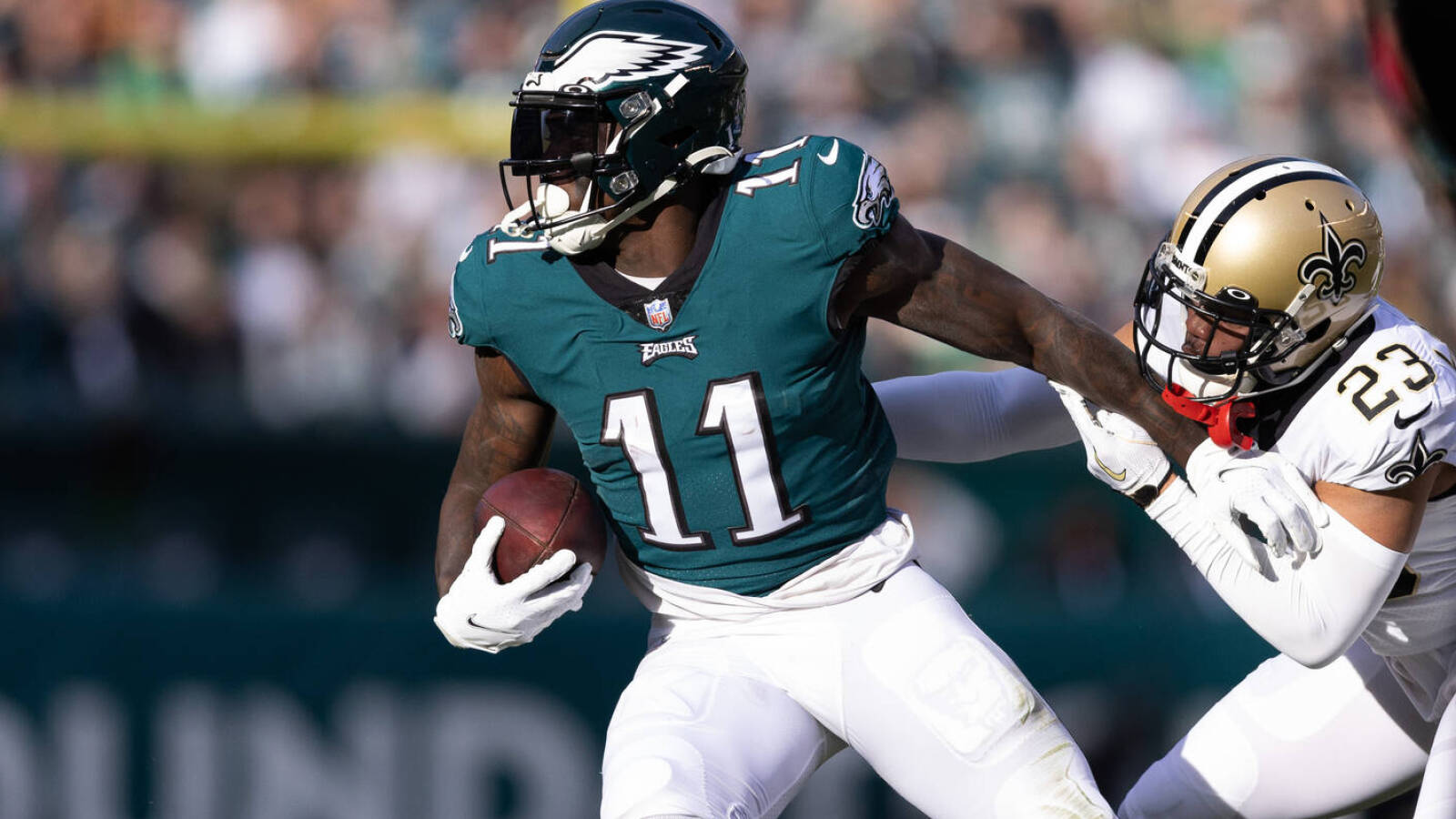 Eagles WR A.J. Brown's good fortune 'strikes' again | Yardbarker