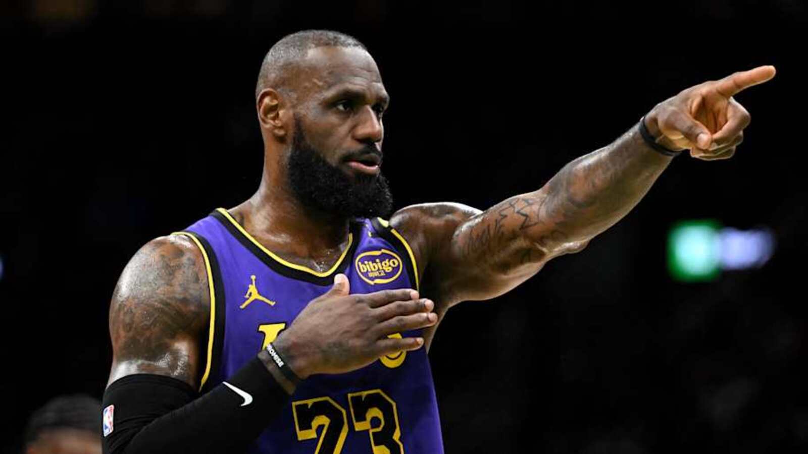 LeBron James rocked the Nike LeBron 22 in Celtics colors at Boston ...