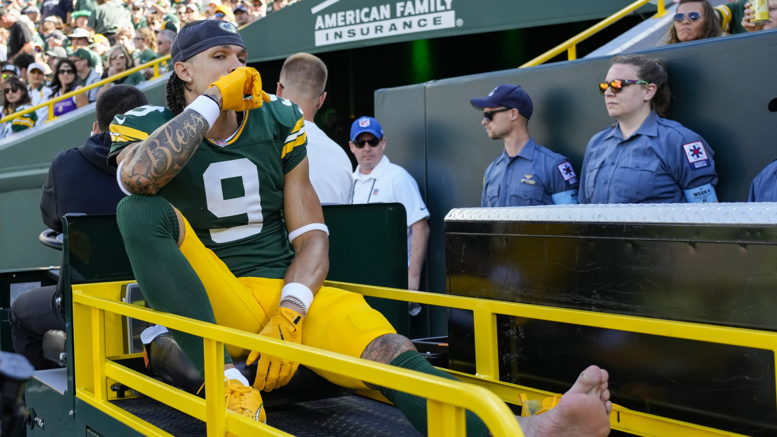 Packers lose key receiving threat to high-ankle sprain | Yardbarker