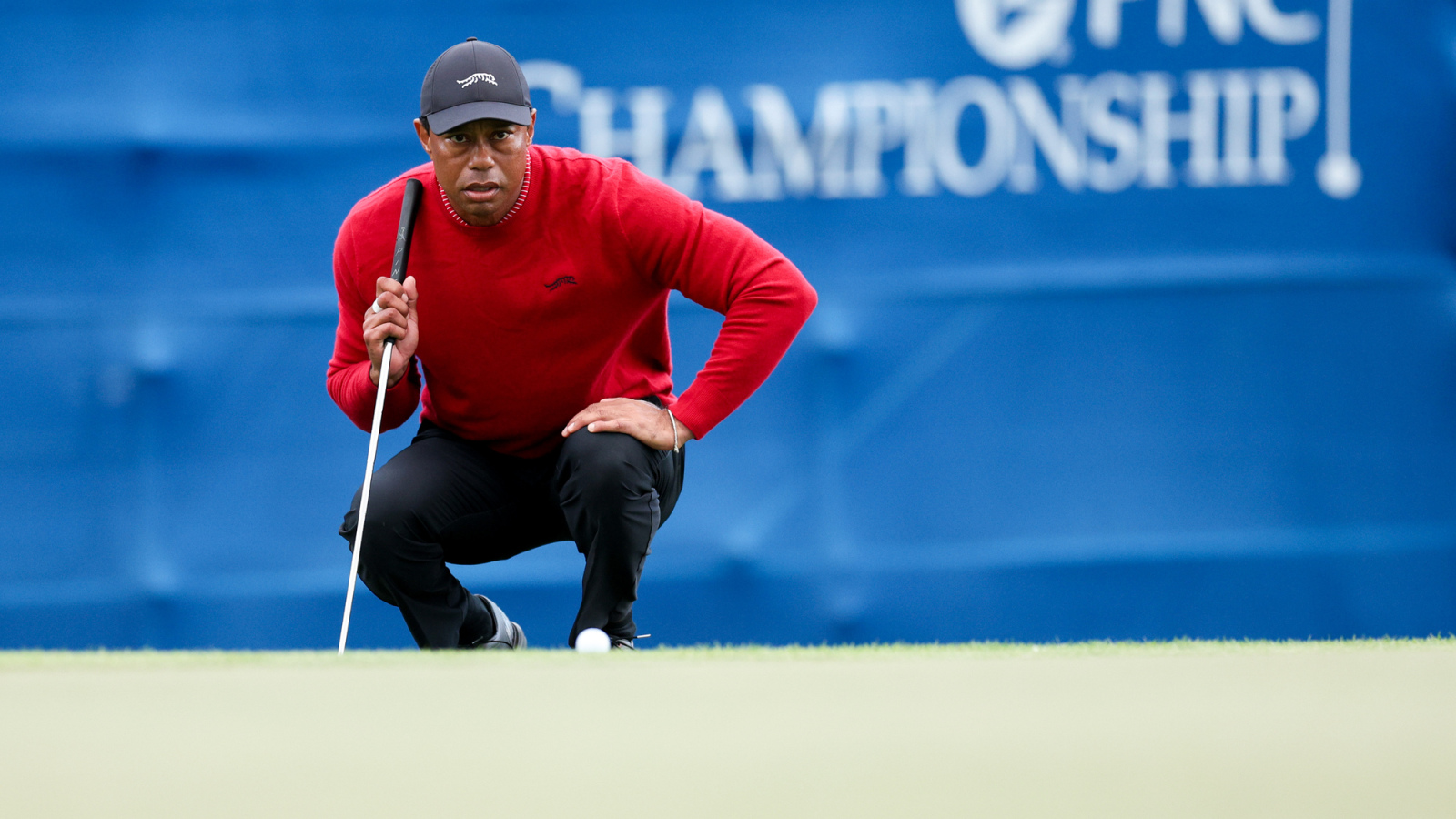 Watch: Tiger Woods left SHOCKED by Ludvig Aberg’s putt during TGL debut ...