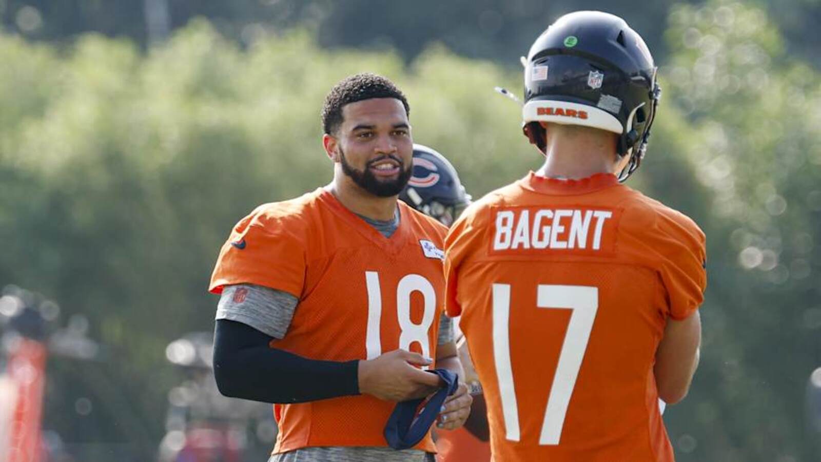 Is Tyson Bagent having a better training camp than Caleb Williams ...