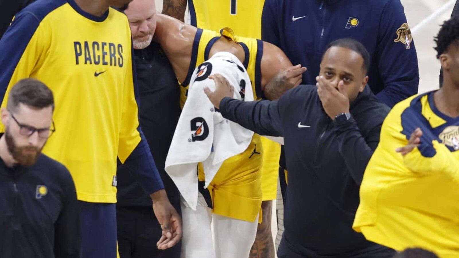 Tyrese Haliburton Goes Down Screaming As Game 7 Incident Aggravates ...