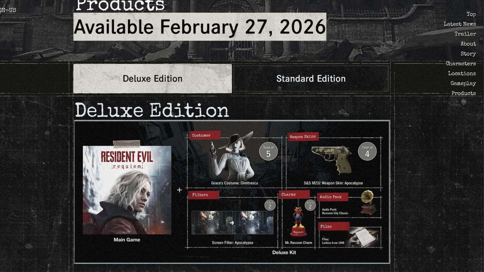 Resident Evil Requiem – Where to Pre-Order Standard and Deluxe Editions ...