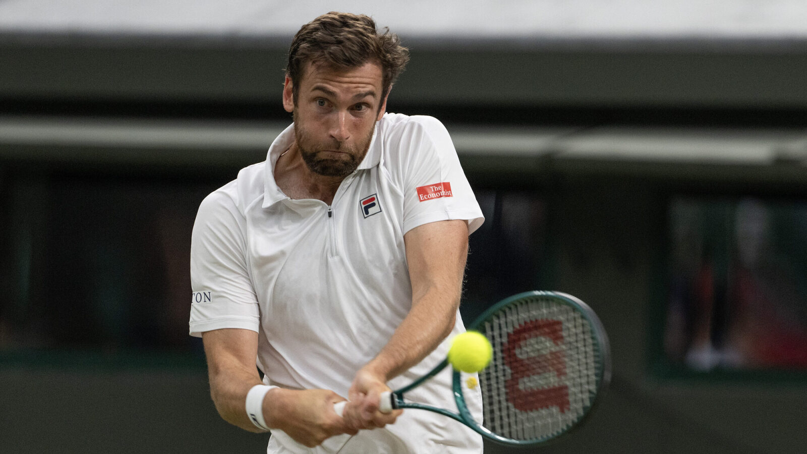 Watch: French tennis player hits winner after falling down | Yardbarker