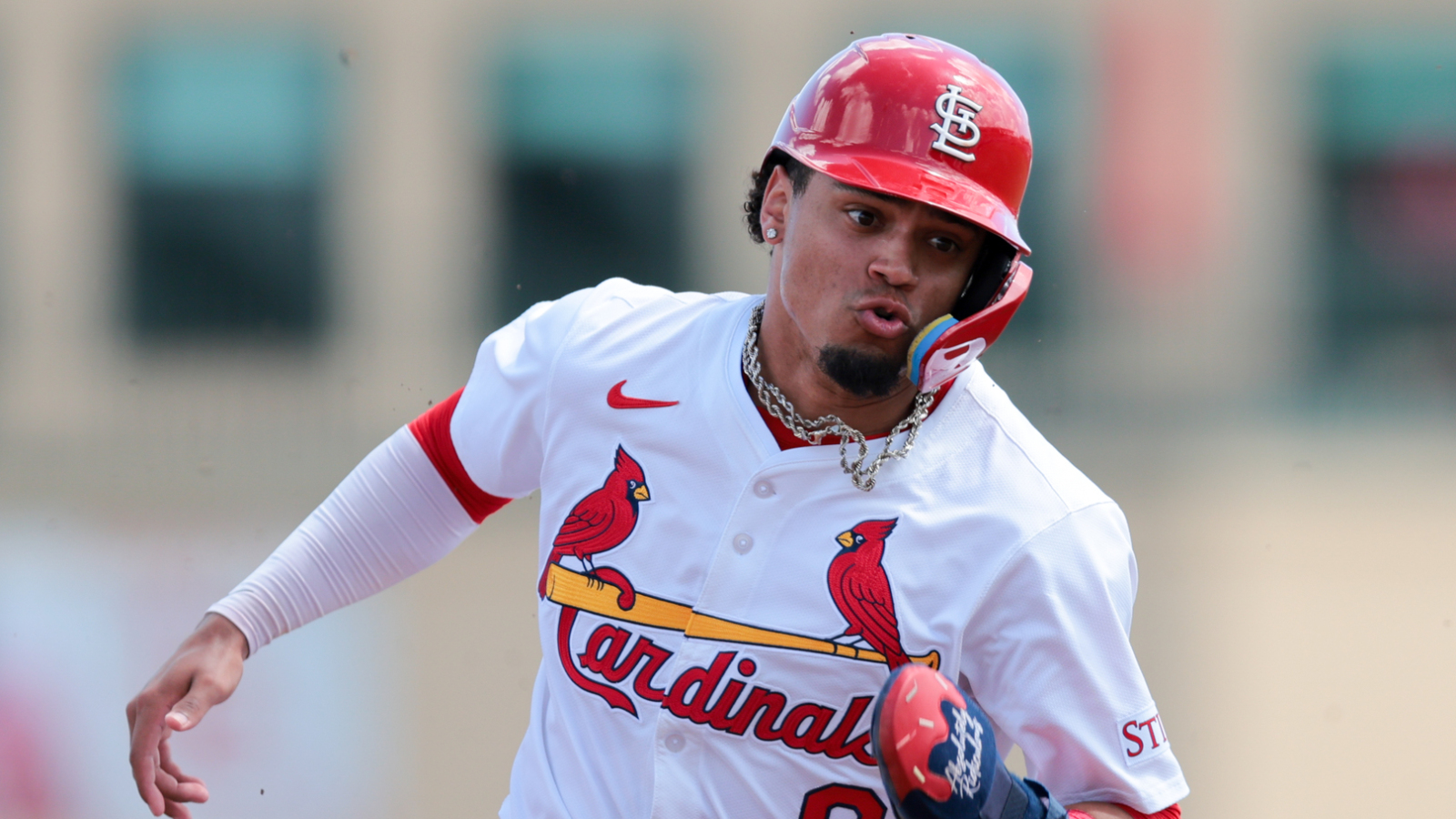 Masyn Winn Leaves Game Against Phillies | Yardbarker