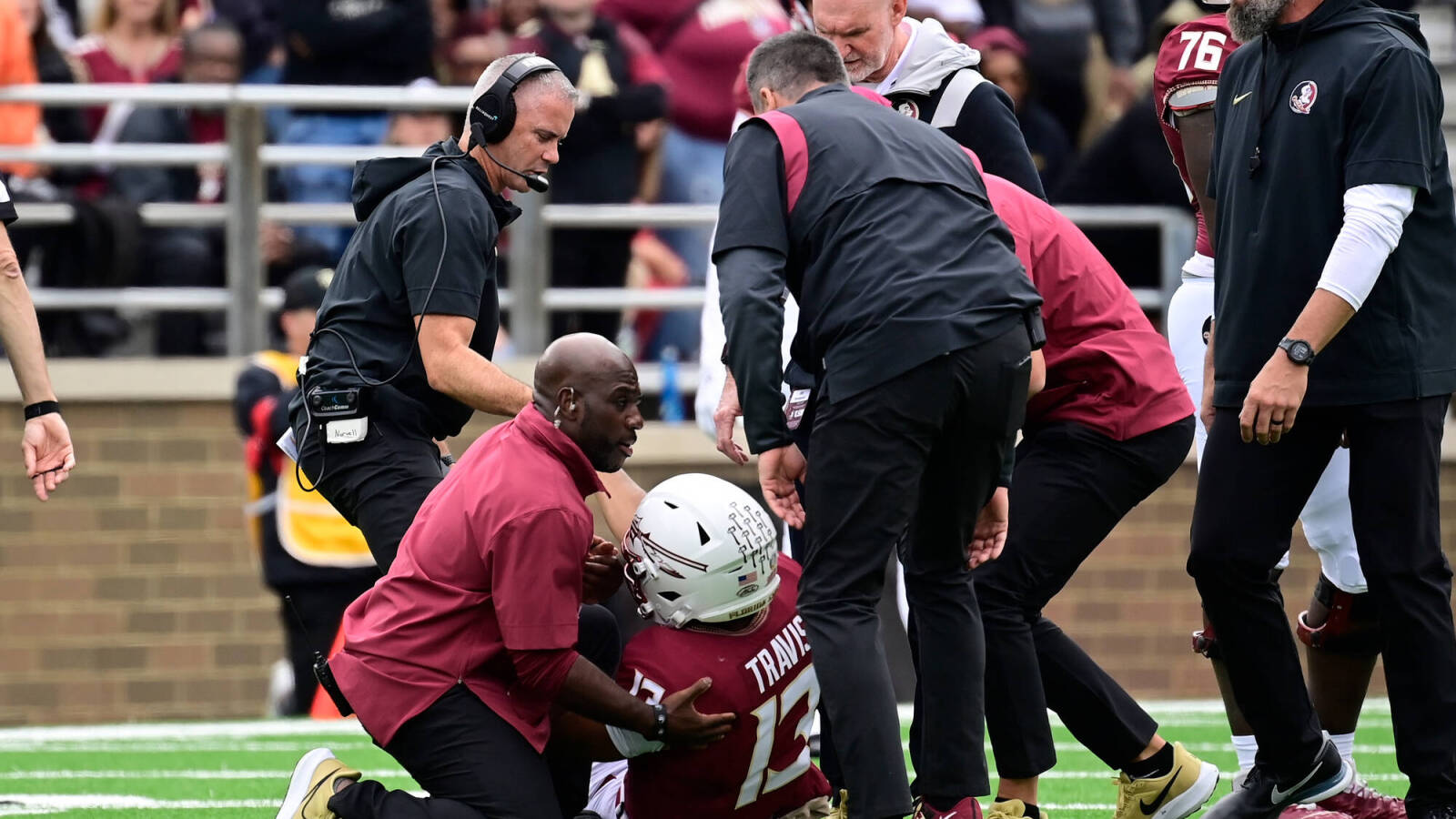 Florida State QB Jordan Travis avoids serious injury | Yardbarker