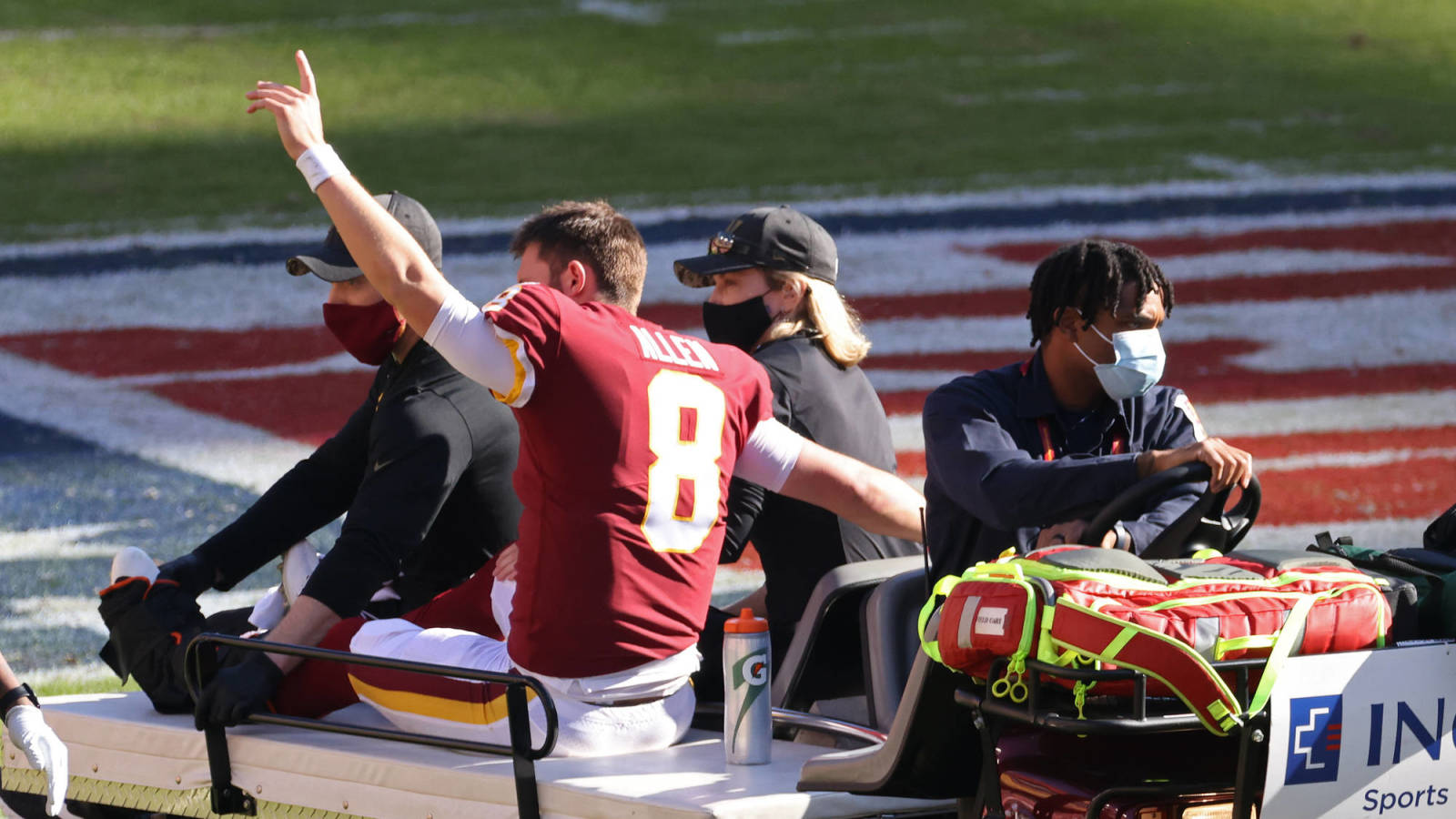 Washington QB Kyle Allen dislocated ankle, suffered small fracture vs ...