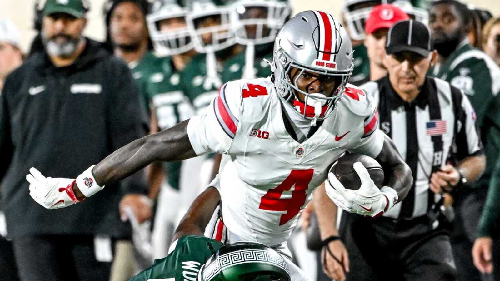 Watch: Jeremiah Smith makes two incredible one-handed catches | Yardbarker