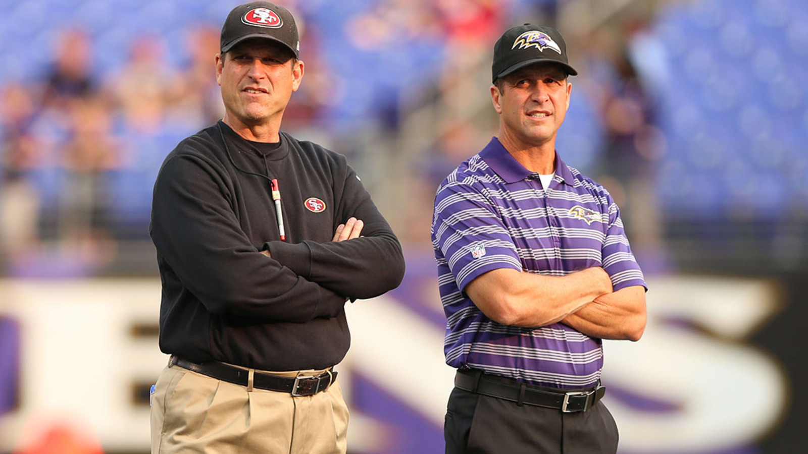 John Harbaugh reacts to brother Jim being named Chargers coach ...
