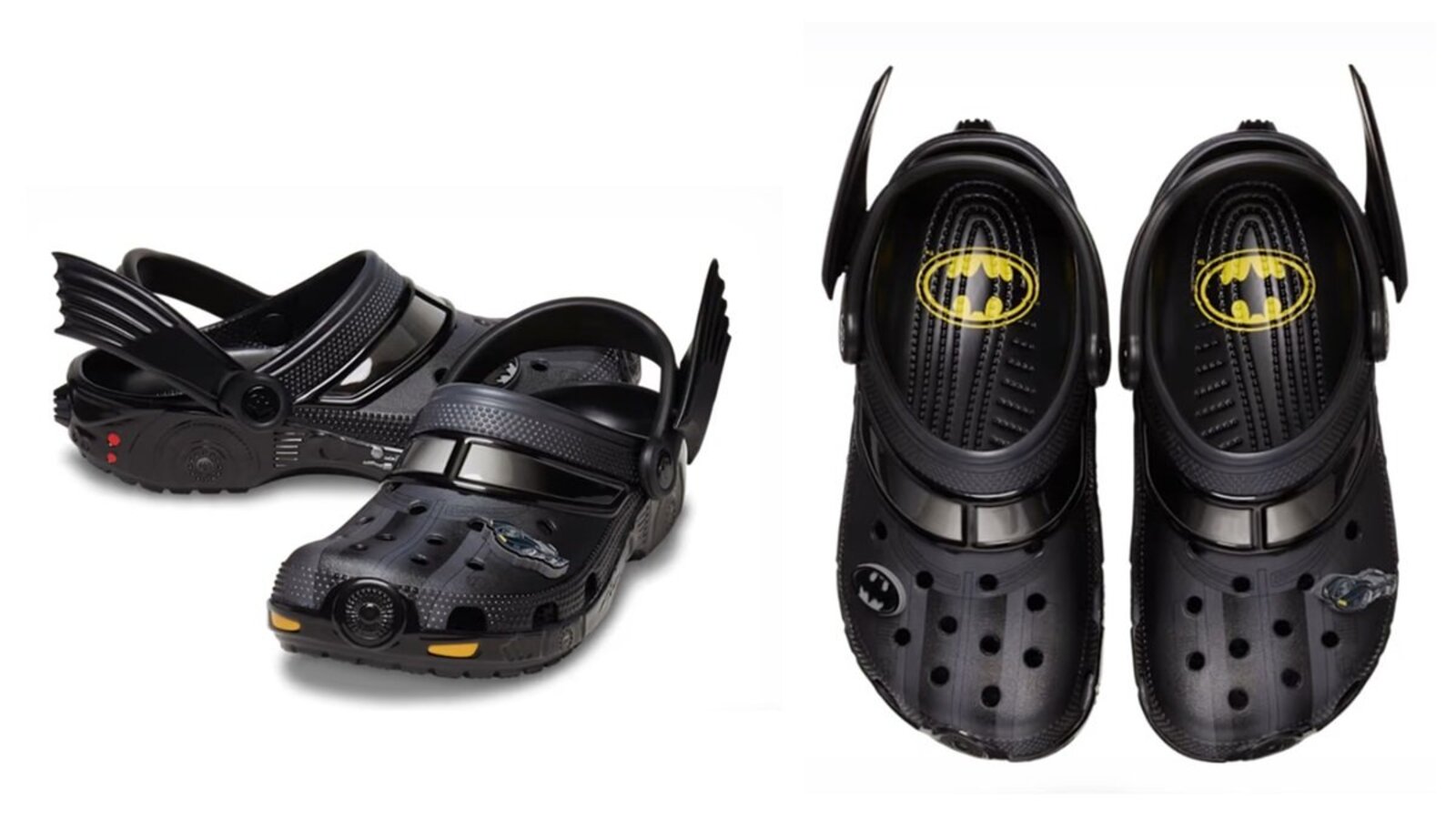 Save Gotham City Wearing Batmobile Crocs Inspired by Tim Burton’s ...