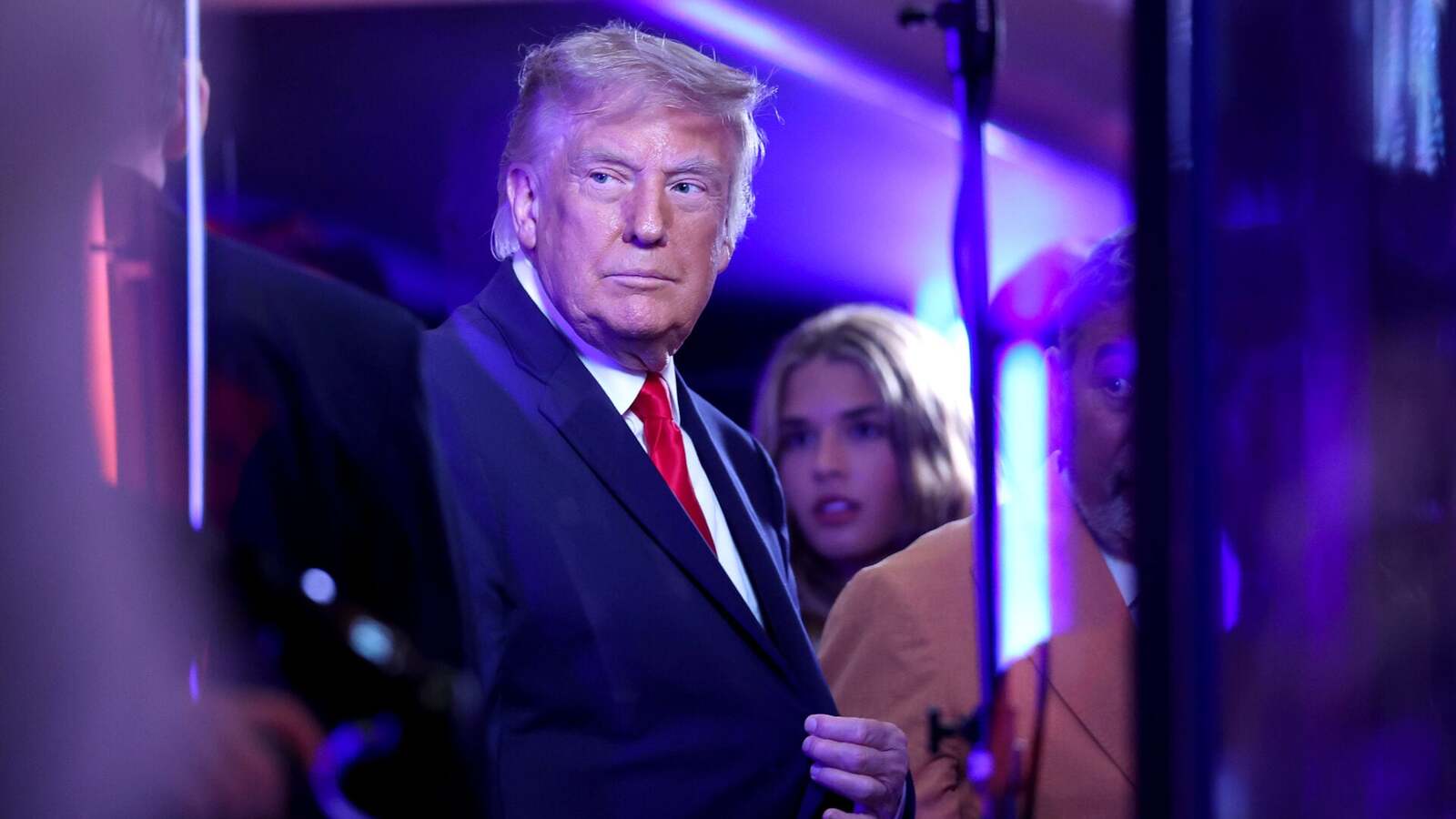 Donald Trump couldn’t escape sworn enemy at Madison Square Garden amid ...