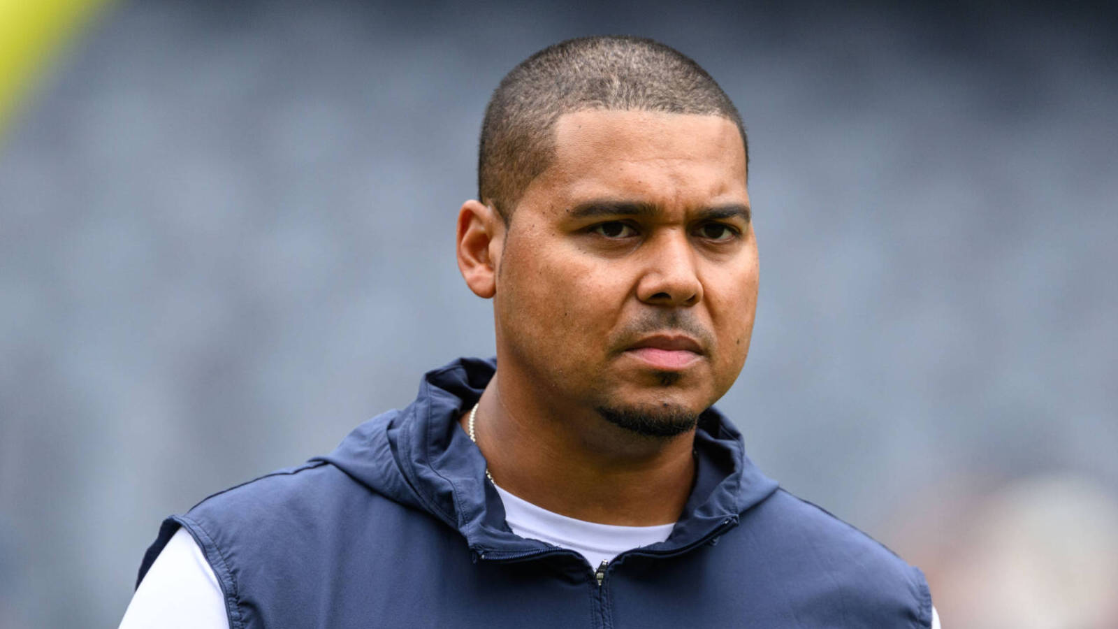 Watch: GM Ryan Poles responds to question about Jim Harbaugh | Yardbarker