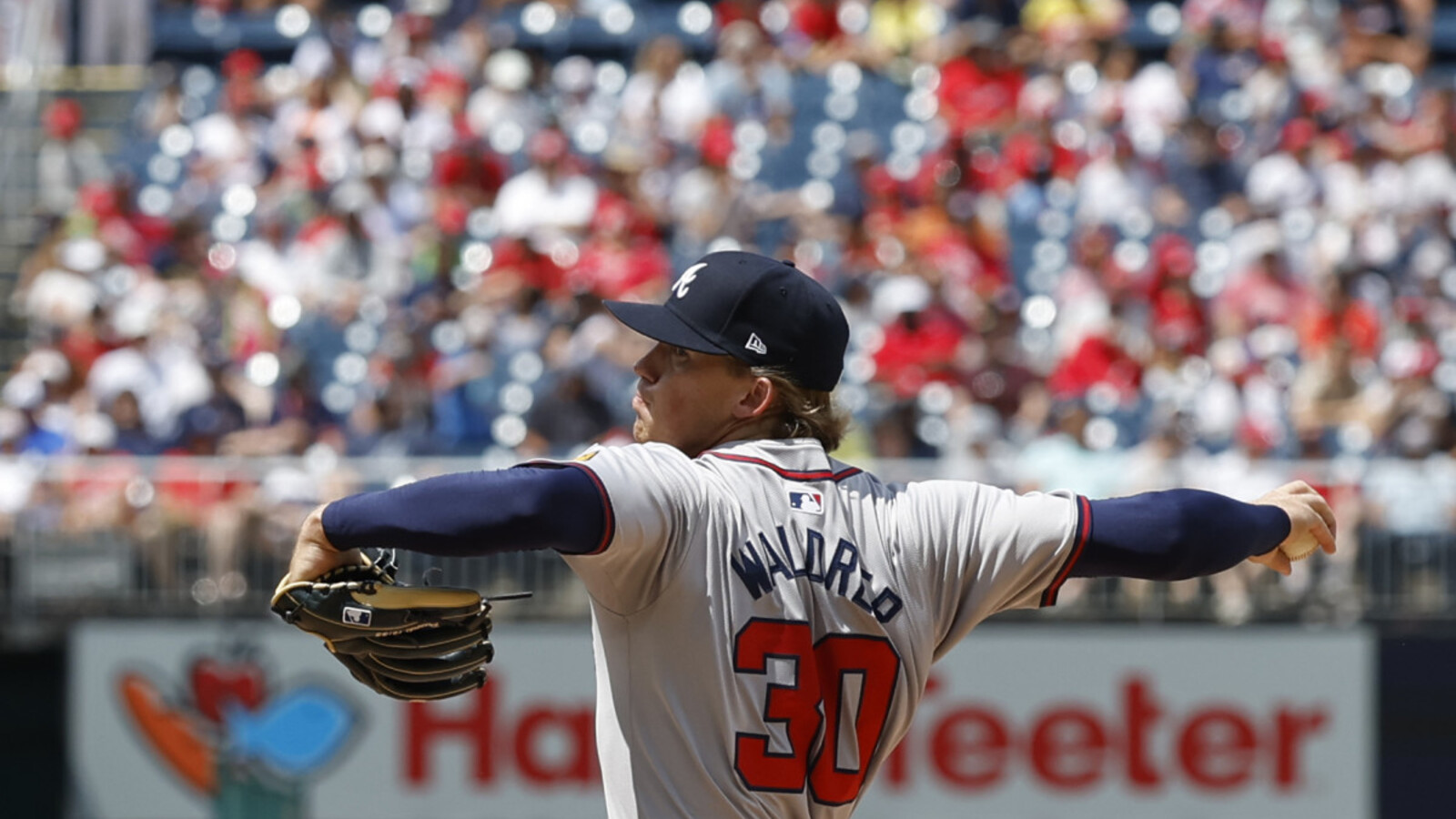 Hurston Waldrep finds unexpected ending to his Spring Training debut ...