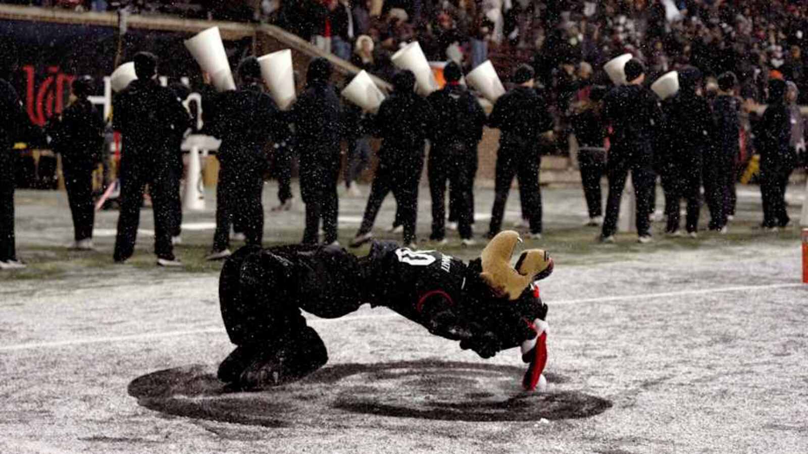 Watch: Bearcats Continue Winter Workouts With Snowy Session at Nippert ...