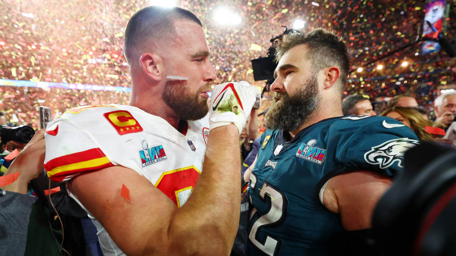 Jason Kelce seems to confirm brother's Taylor Swift rumors | Yardbarker