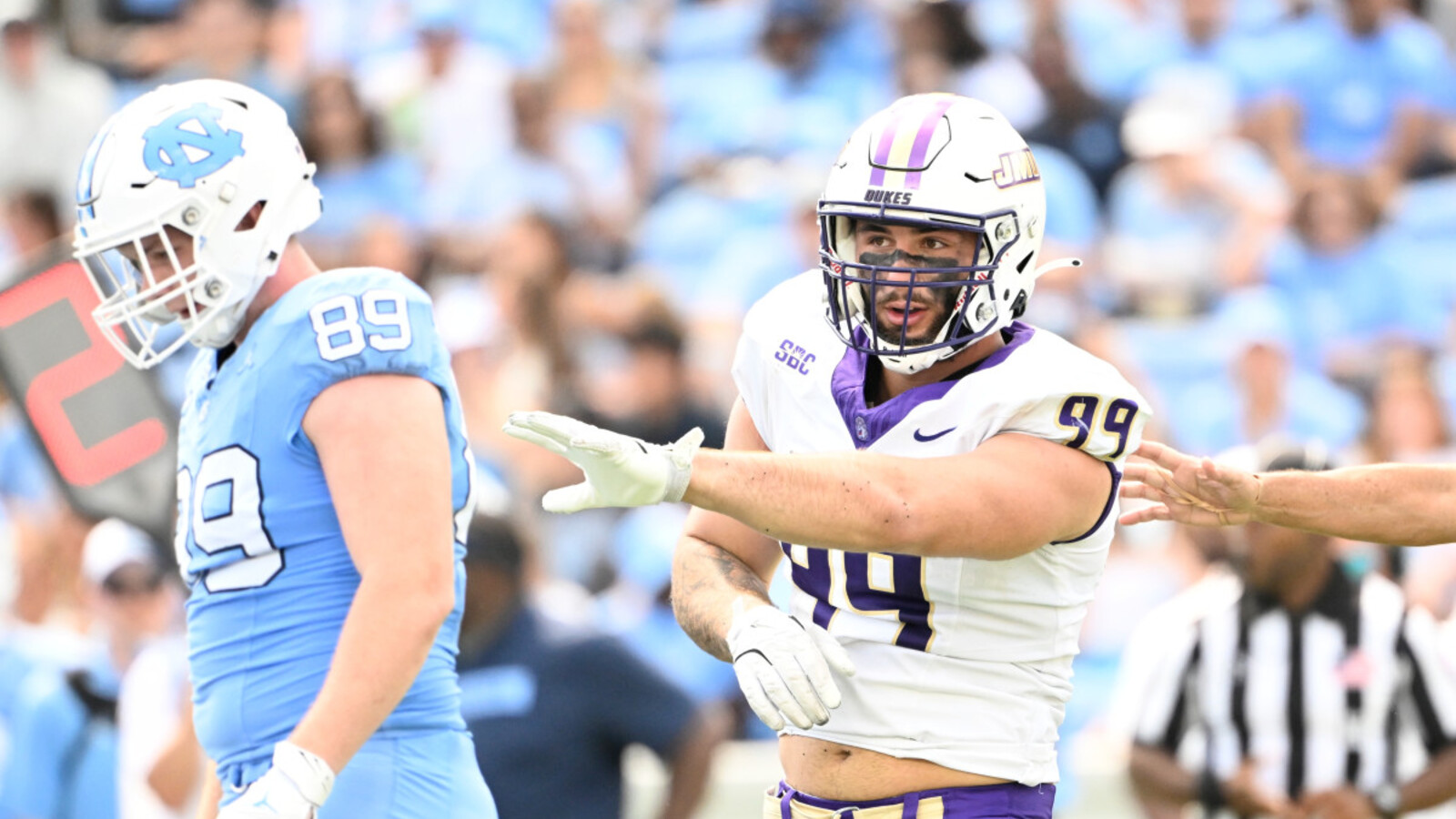 JMU Star's Bizarre Sack Celebration Sparks Fisticuffs in Wednesday ...