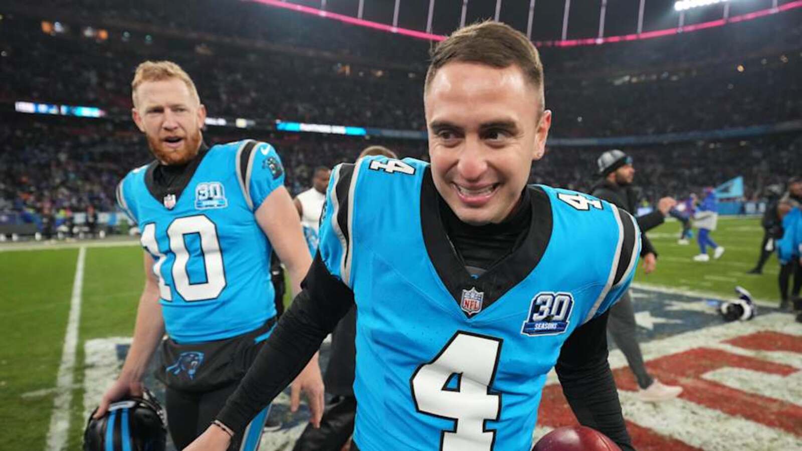 Panthers kicker Eddy Pineiro takes over from NFL legend as most ...