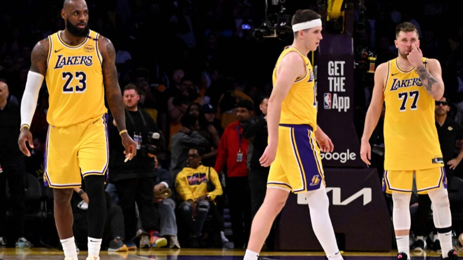 JJ Redick facing LeBron James, Luka Doncic, and Austin Reaves ...