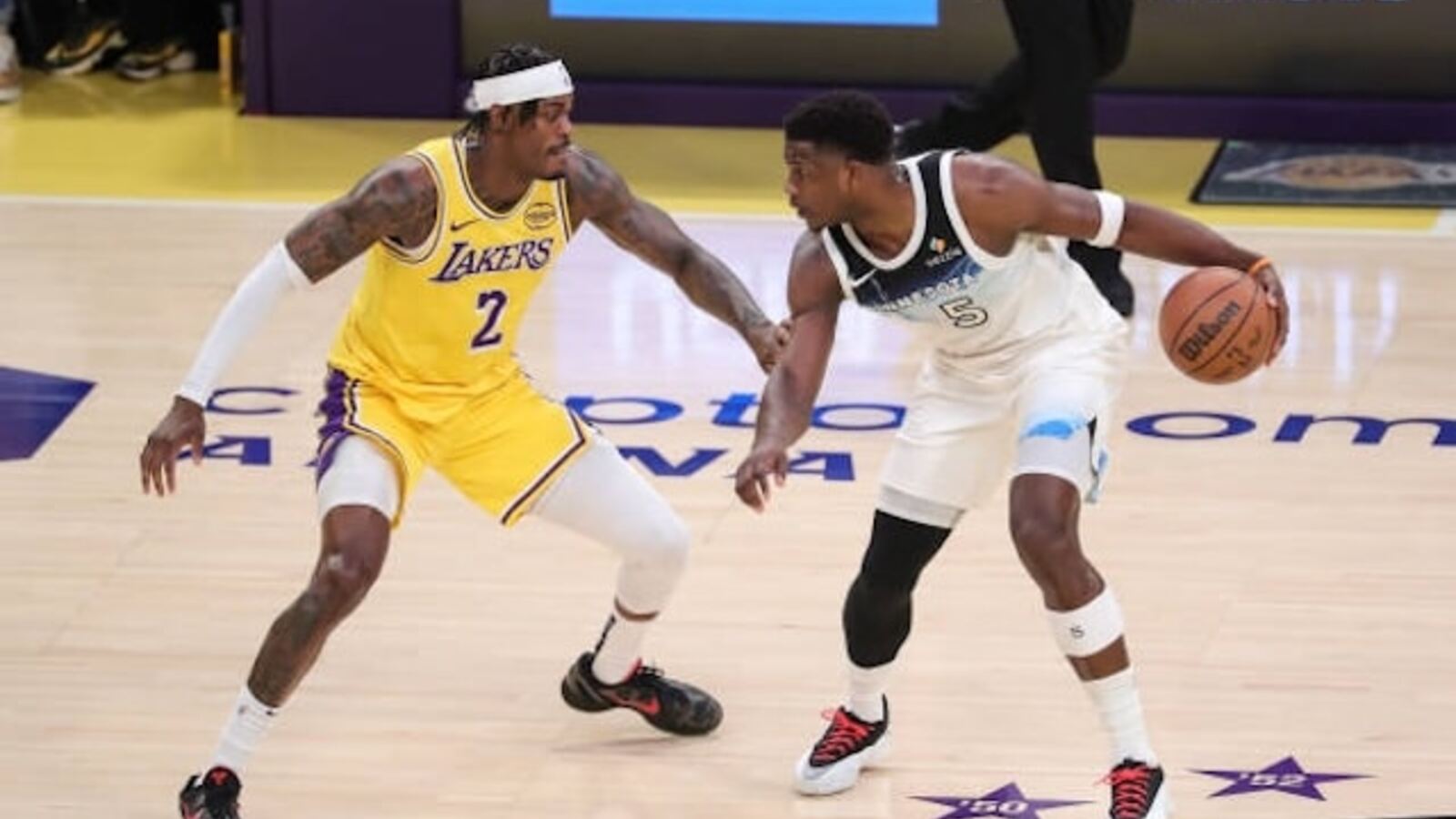 Jarred Vanderbilt & JJ Redick Discuss Difficulties Of Defending Anthony ...