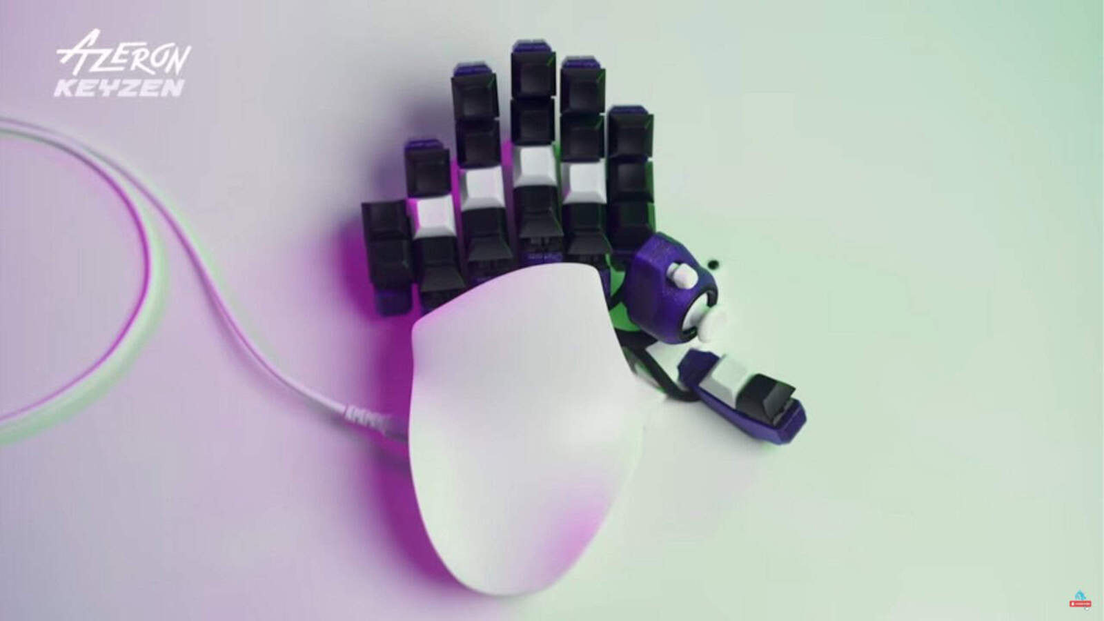 Hand-Shaped Keyboard Merges Love with Gaming Precision | Yardbarker