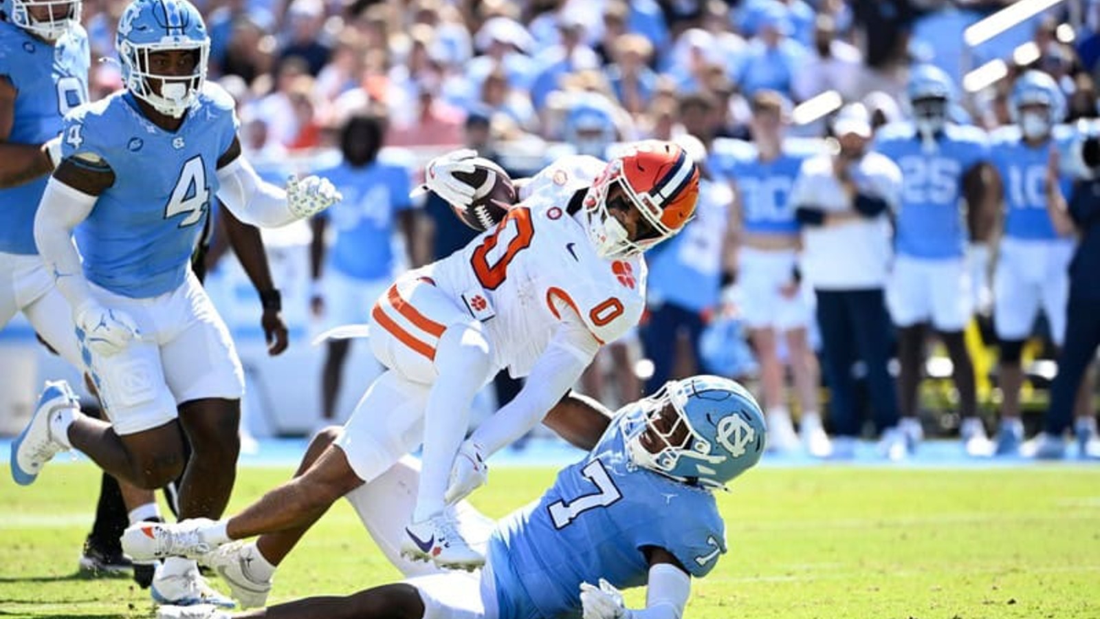 Clemson Dominates UNC On the Road As Bill Belichick Continues To ...