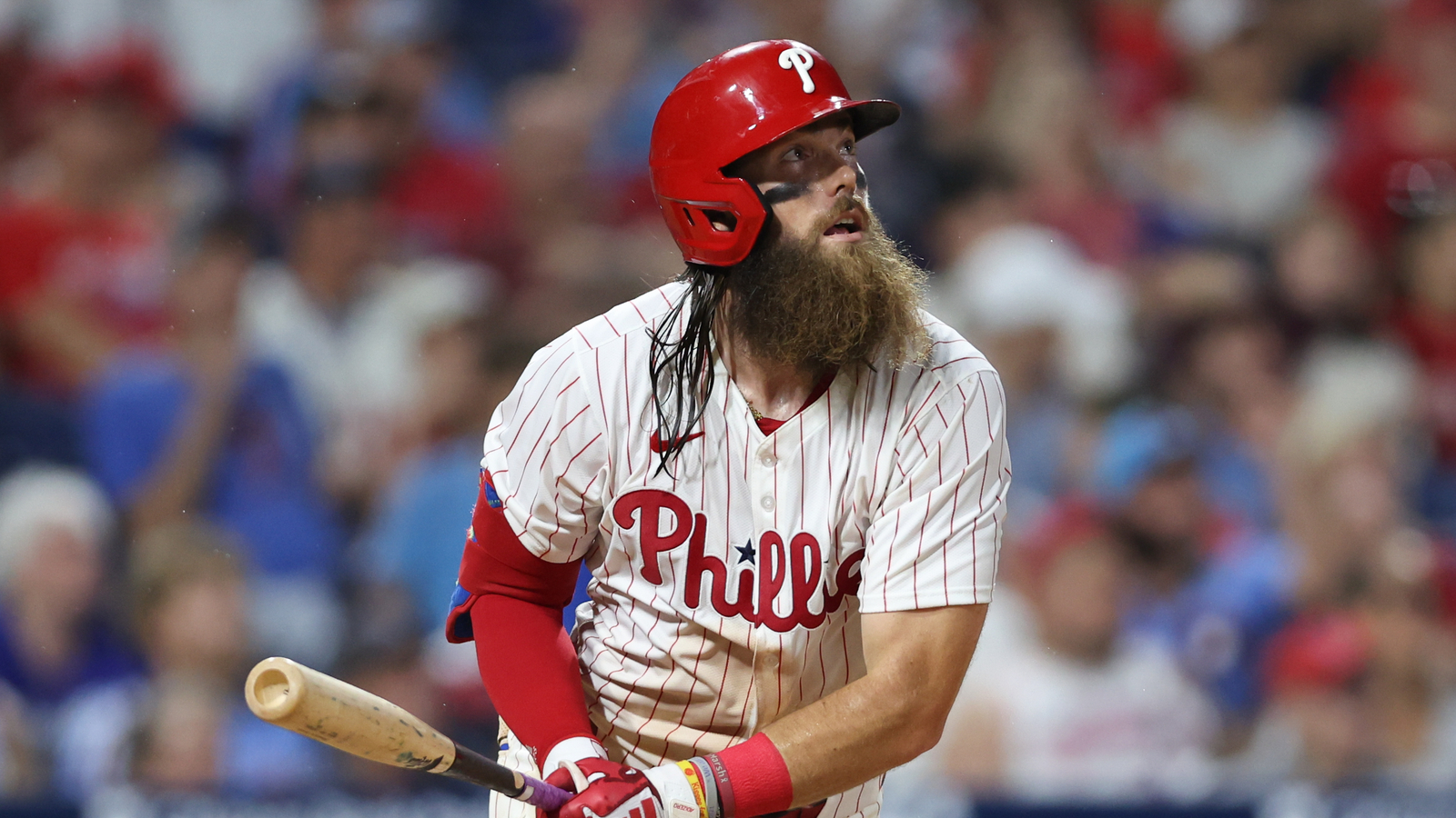 Brandon Marsh talks about being with Phillies as team wins 10-1 against ...