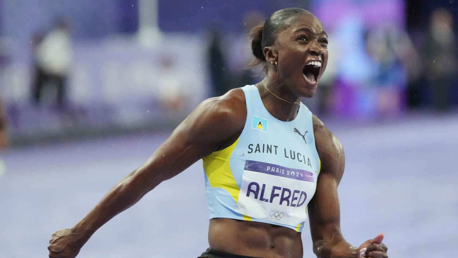 Women's 100m upset gives St. Lucia its first Olympic medal | Yardbarker