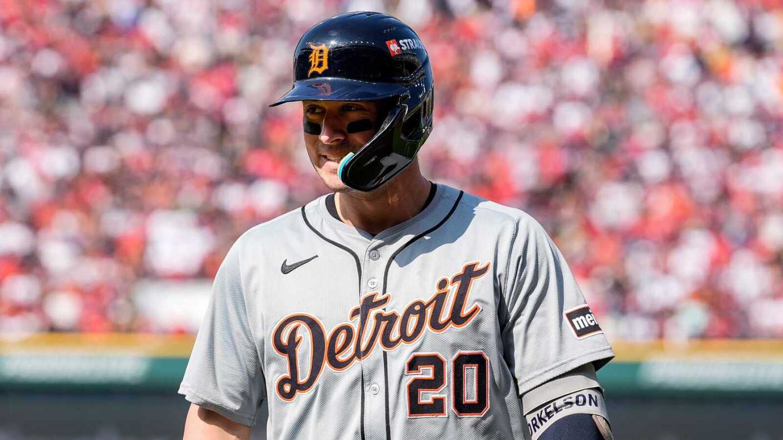 rewrite this title Tigers working out Spencer Torkelson at new position - SandJack TV