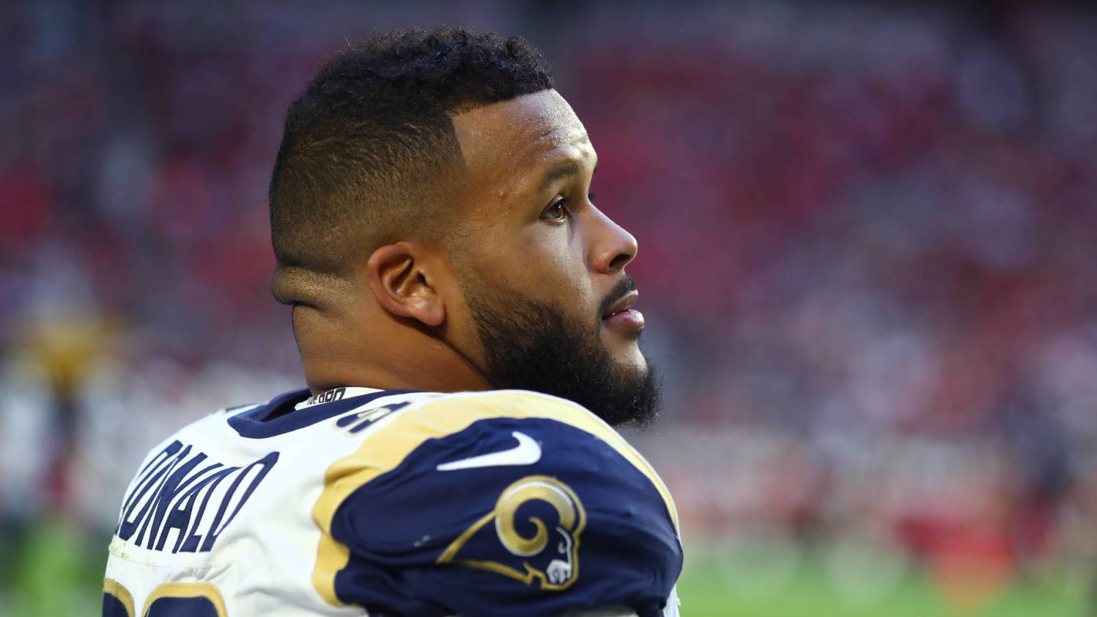 Rams' Aaron Donald says he won't wear face shield | Yardbarker