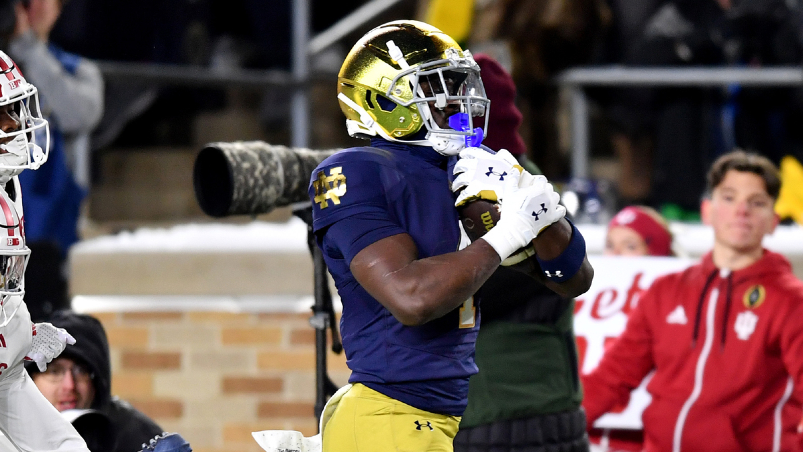 Watch: Notre Dame RB Jeremiyah Love had electric 98-yard TD run vs. Indiana | Yardbarker