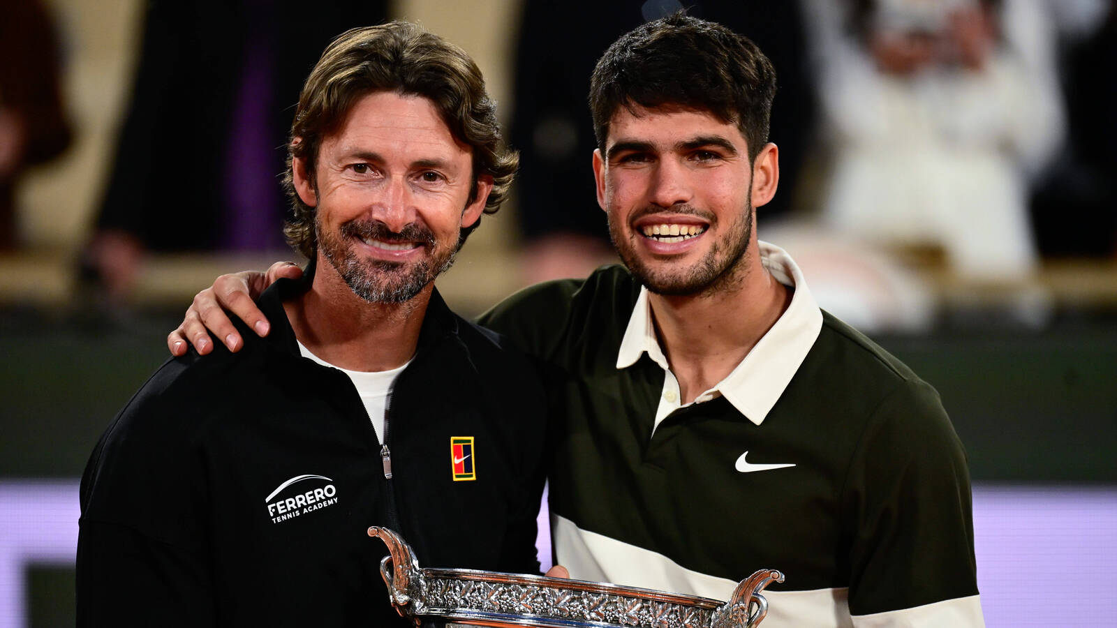 Watch: Carlos Alcaraz Shares an Emotional Embrace with Juan Carlos Ferrero After Winning the ...