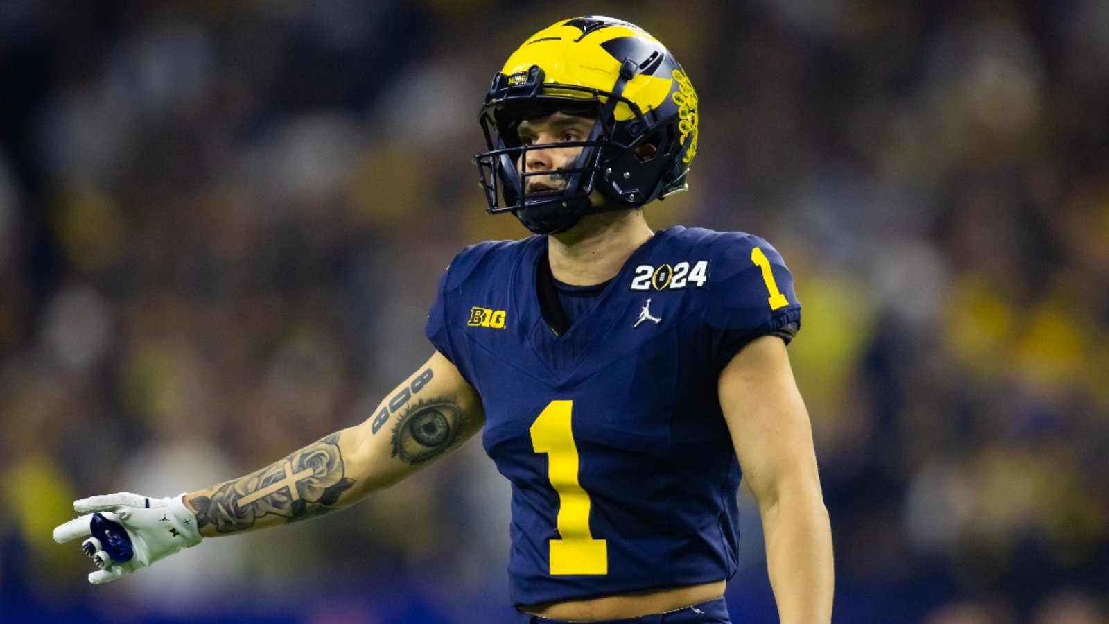 Michigan wide receiver Roman Wilson declares for 2024 NFL Draft ...