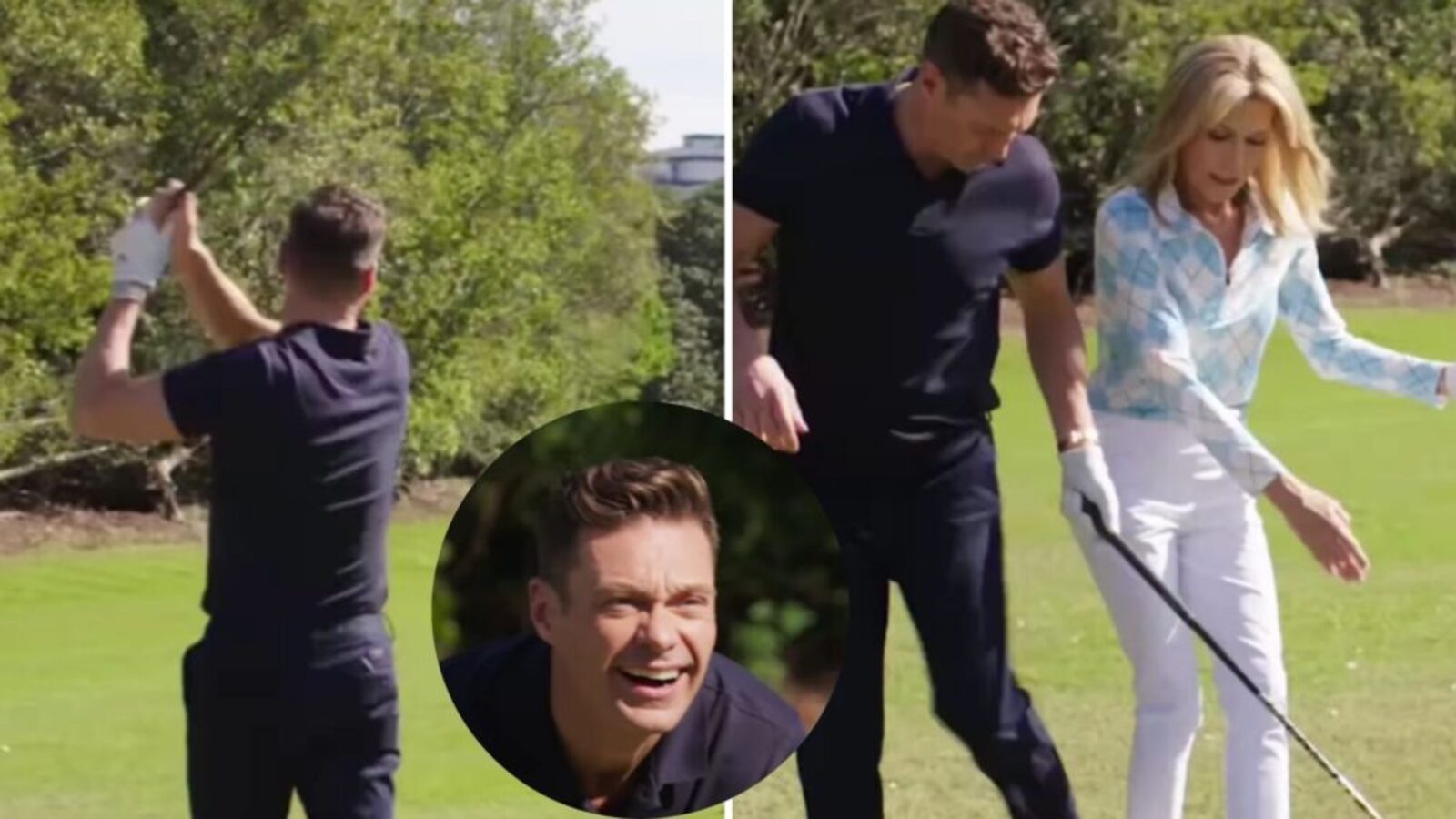 Ryan Seacrest Needs Ice After First Golf Lesson From Vanna White ...