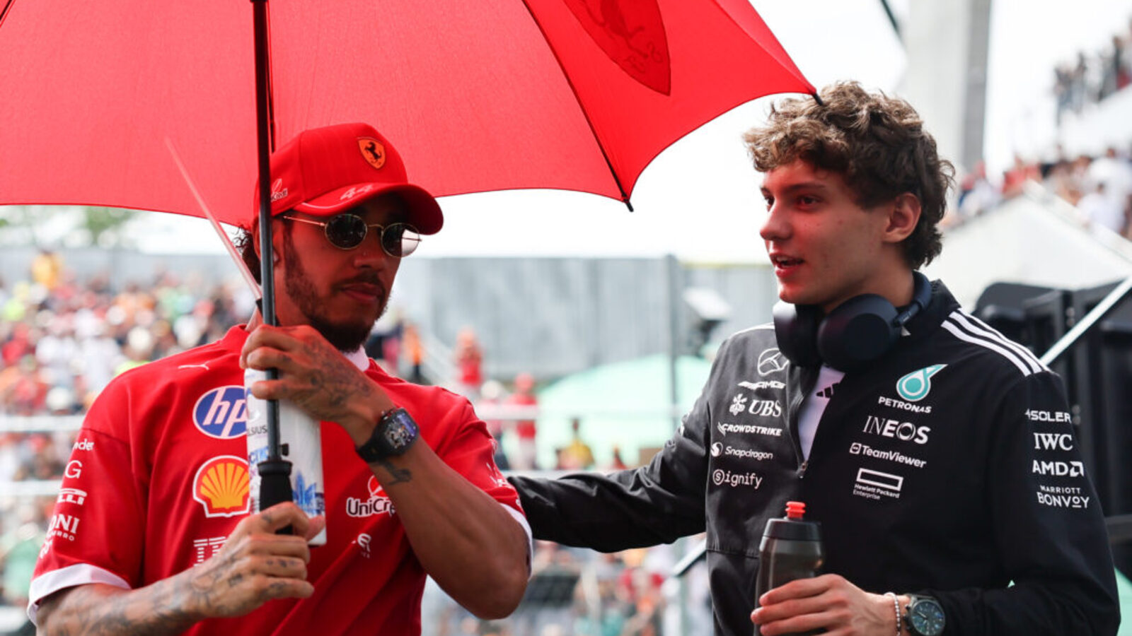 Kimi Antonelli shares the advice ‘really cool’ Lewis Hamilton has given ...