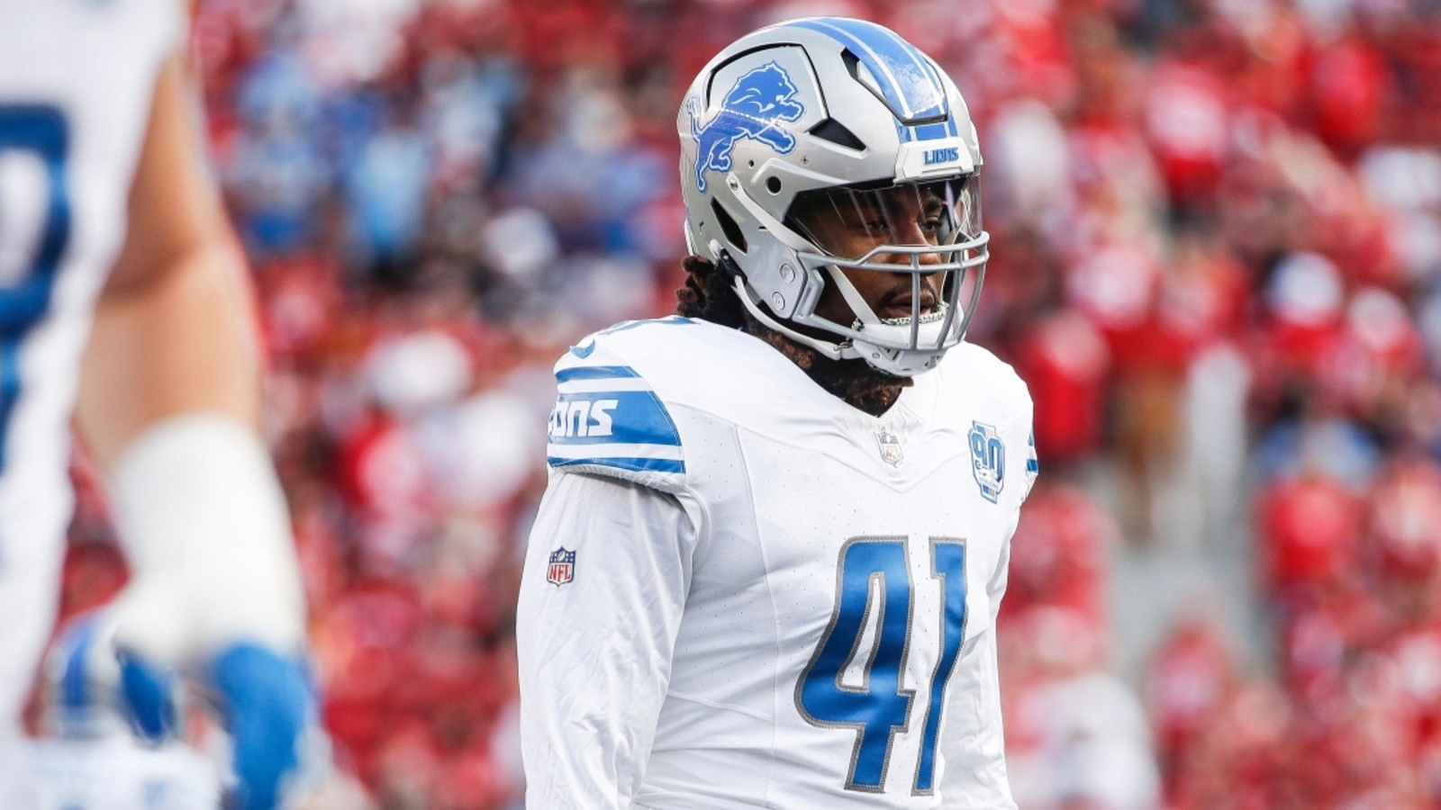 Lions LB James Houston denies having unfortunate accident during SNF vs ...