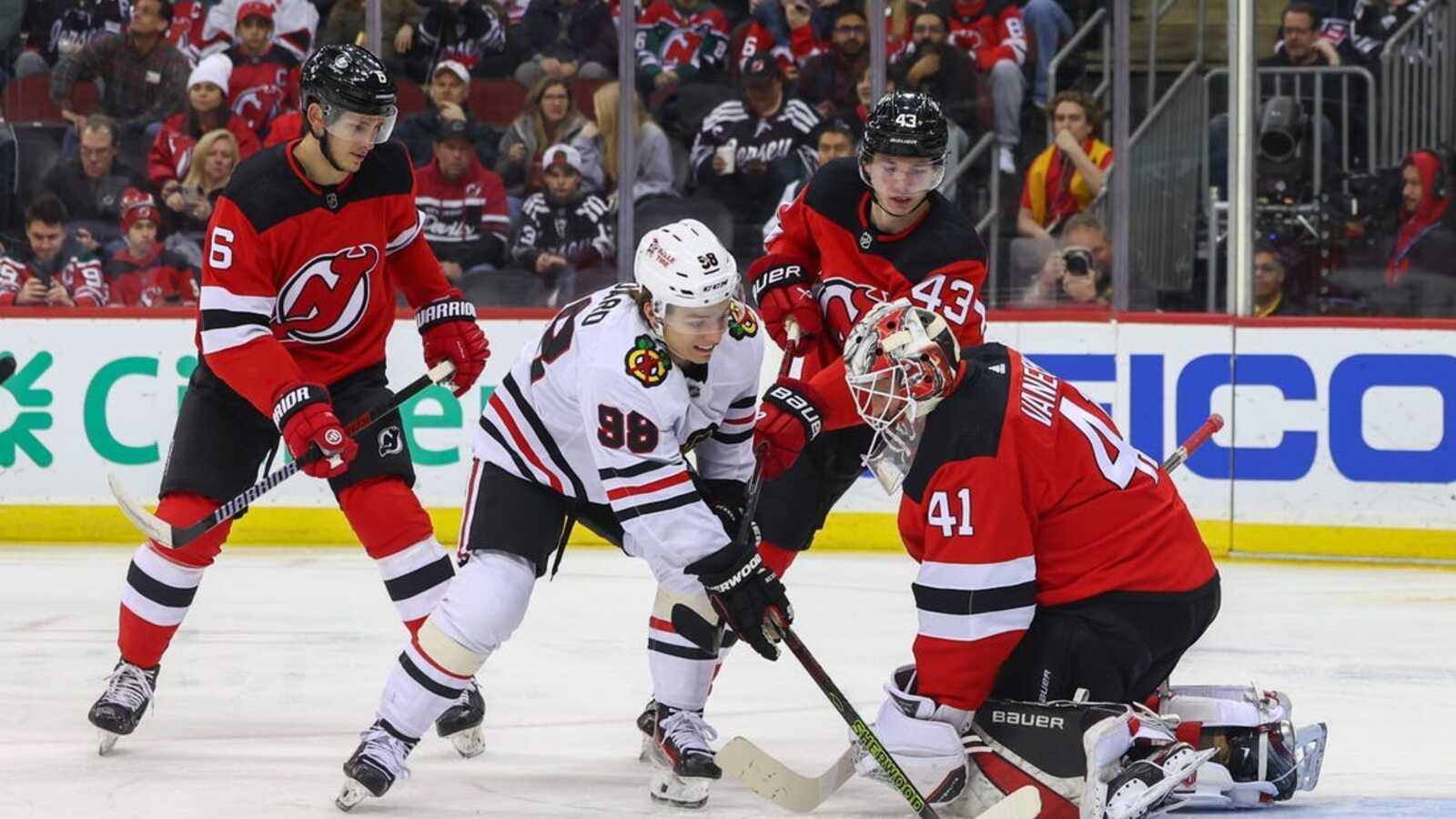 NHL roundup: Connor Bedard hurt as Blackhawks fall to Devils | Yardbarker