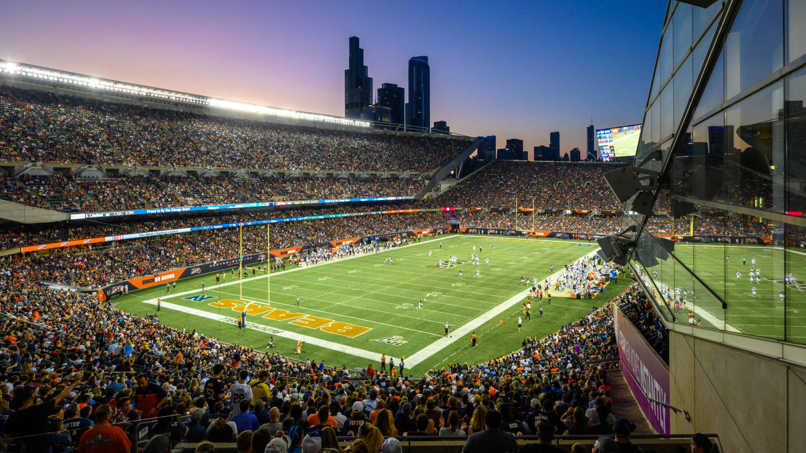 Chicago Bears Field Background