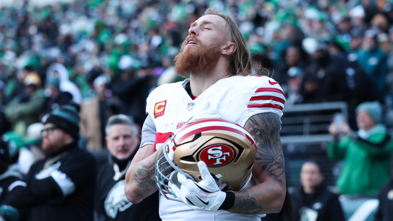 49ers Add Tight End To Playoff Roster After Losing George Kittle ...