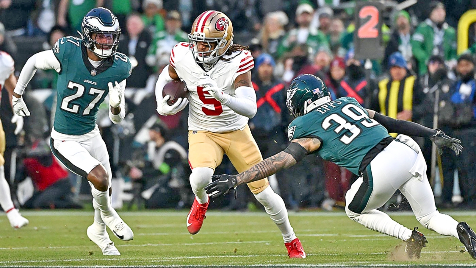 49ers vs. Eagles PFF grades: Best, worst, and snap counts from the Wild ...