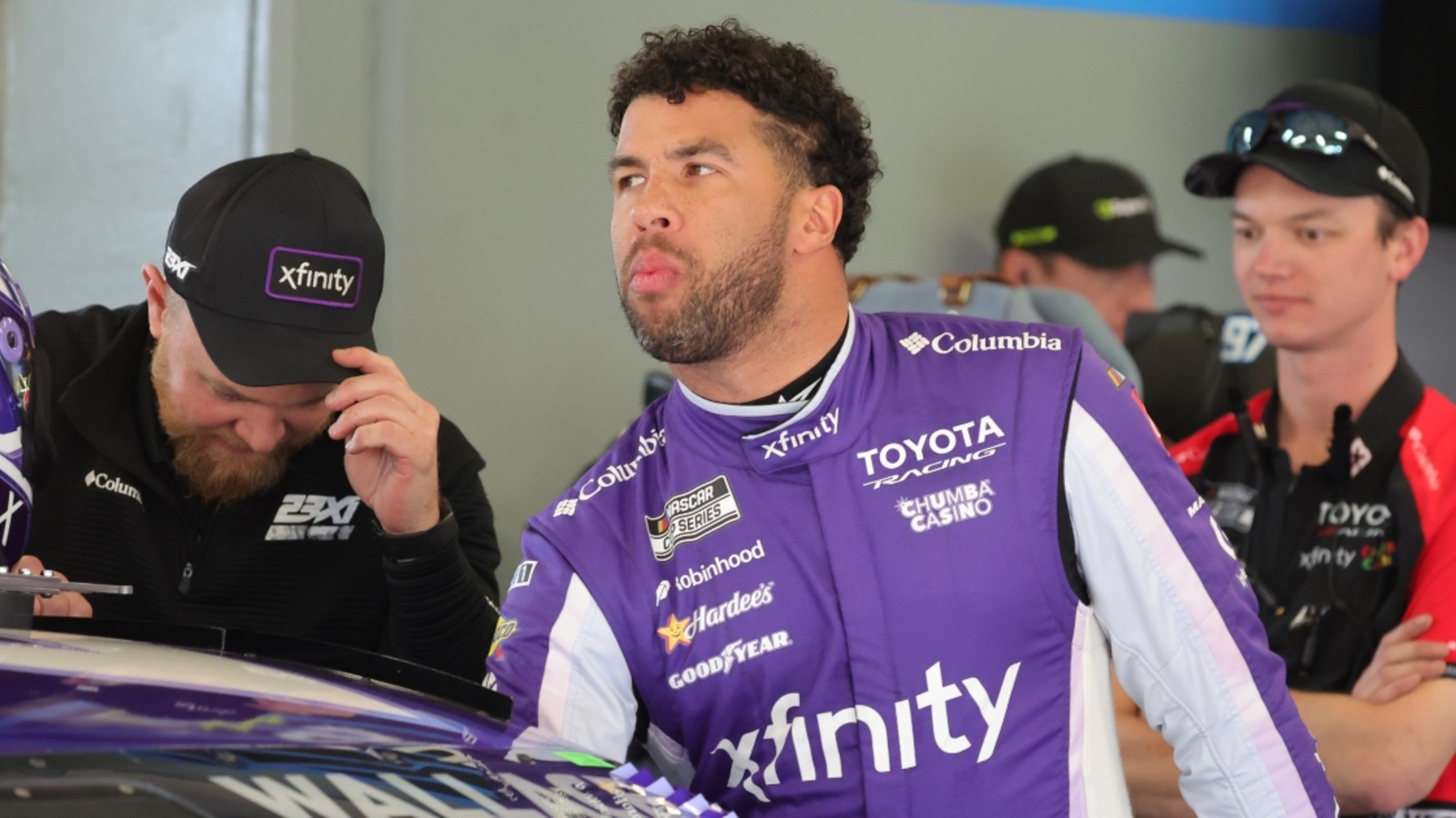 Bubba Wallace reacts to coming up short in Daytona 500 despite leading ...