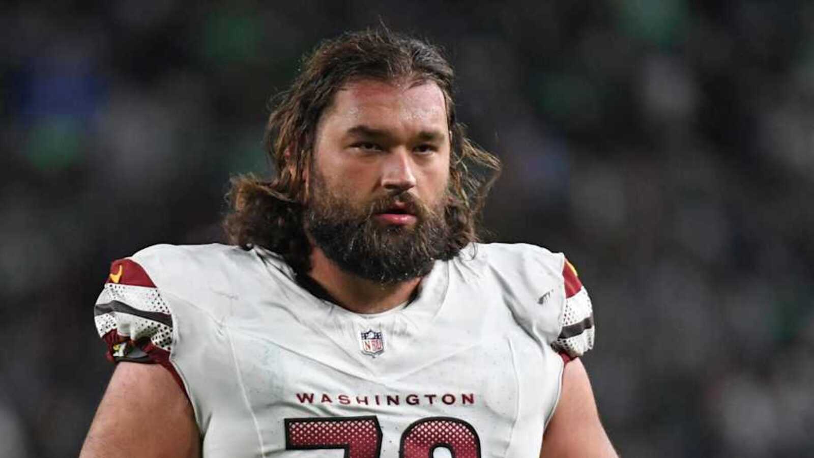Commanders lineman details sleepless nights after traumatic knee injury ...