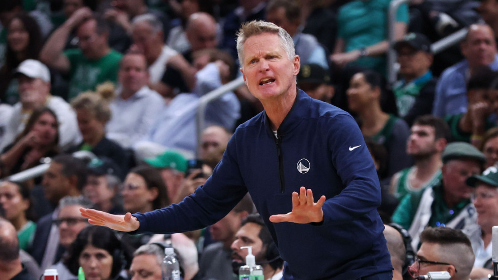 Watch: Celtics fans boo Steve Kerr for benching Jayson Tatum in ...