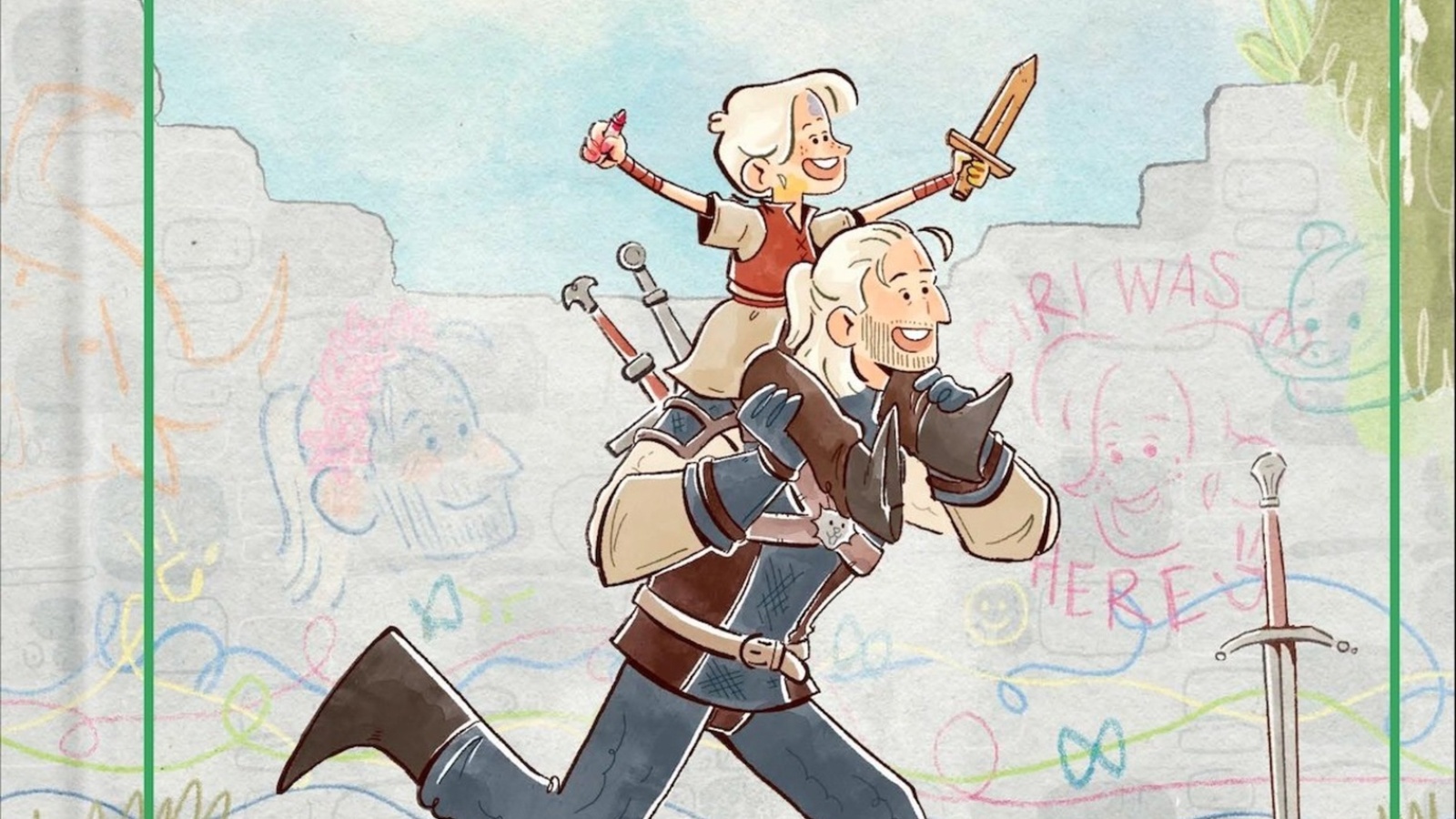 THE LITTLE WITCHER Family-Friendly Comic Collection Turns Geralt Into a ...