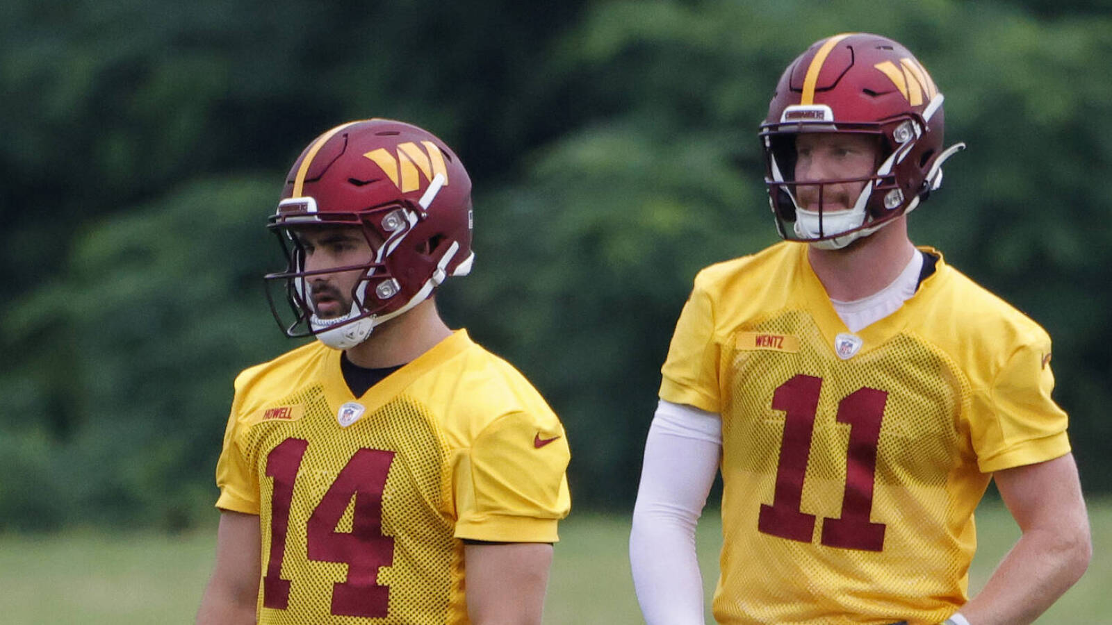 Commanders' Howell 'happy' to be teammates with Wentz, Heinicke ...